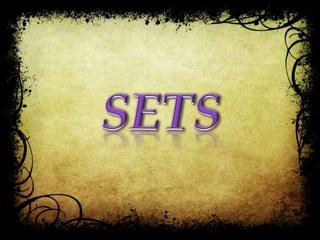 Mathematics class XI SETS | PPTX