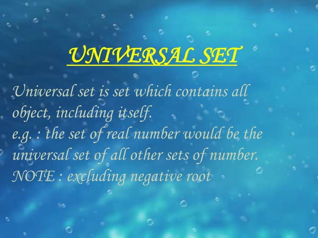 Mathematics class XI SETS | PPTX