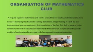 Mathematics club | PPTX