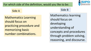 Mathematics cognitive domains | PPTX