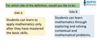 Mathematics cognitive domains | PPTX