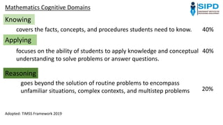 Mathematics cognitive domains | PPTX