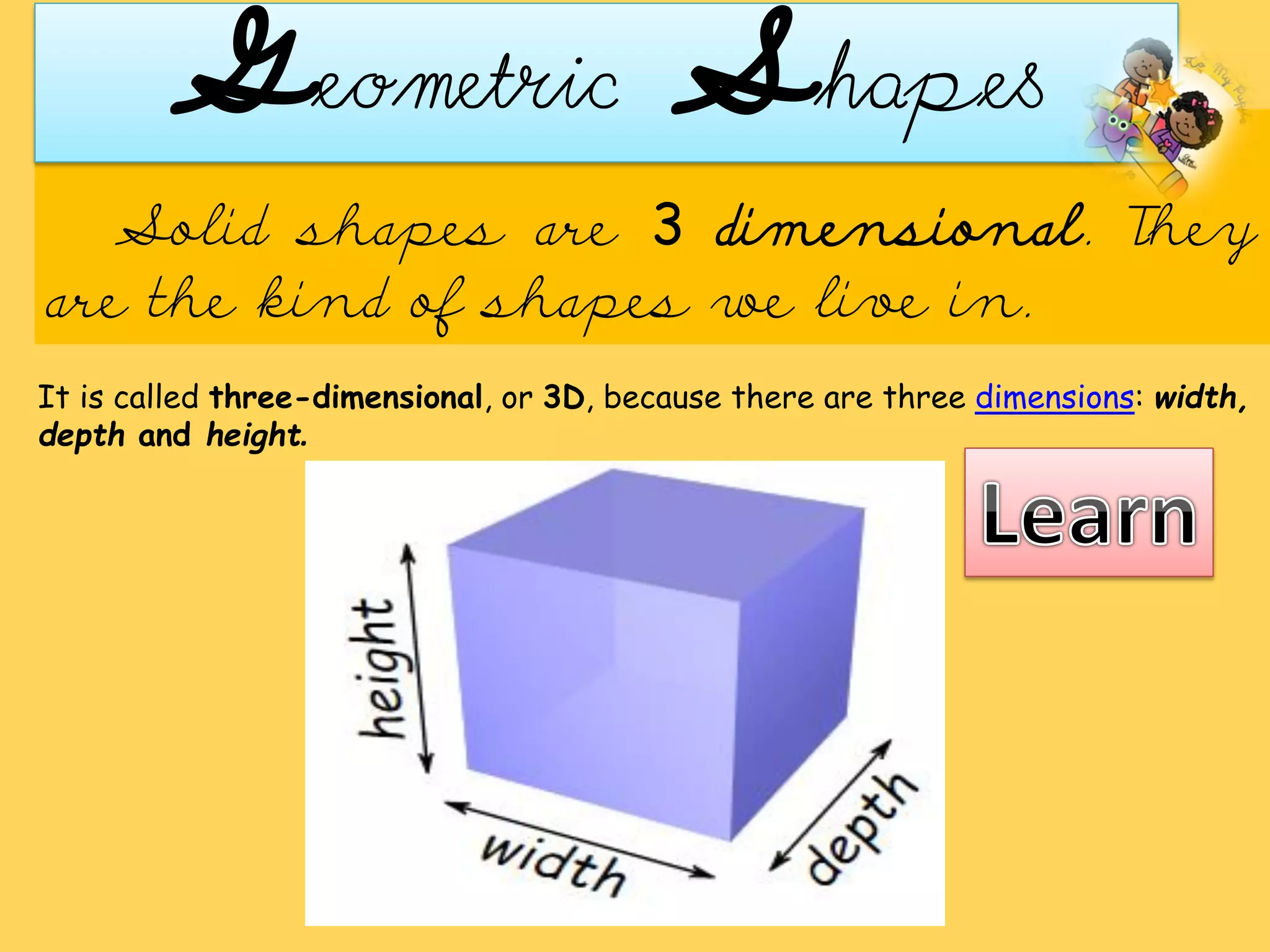 Mathematics: Solids Lesson | PDF | 3-D Graphics | Computer Software and Applications