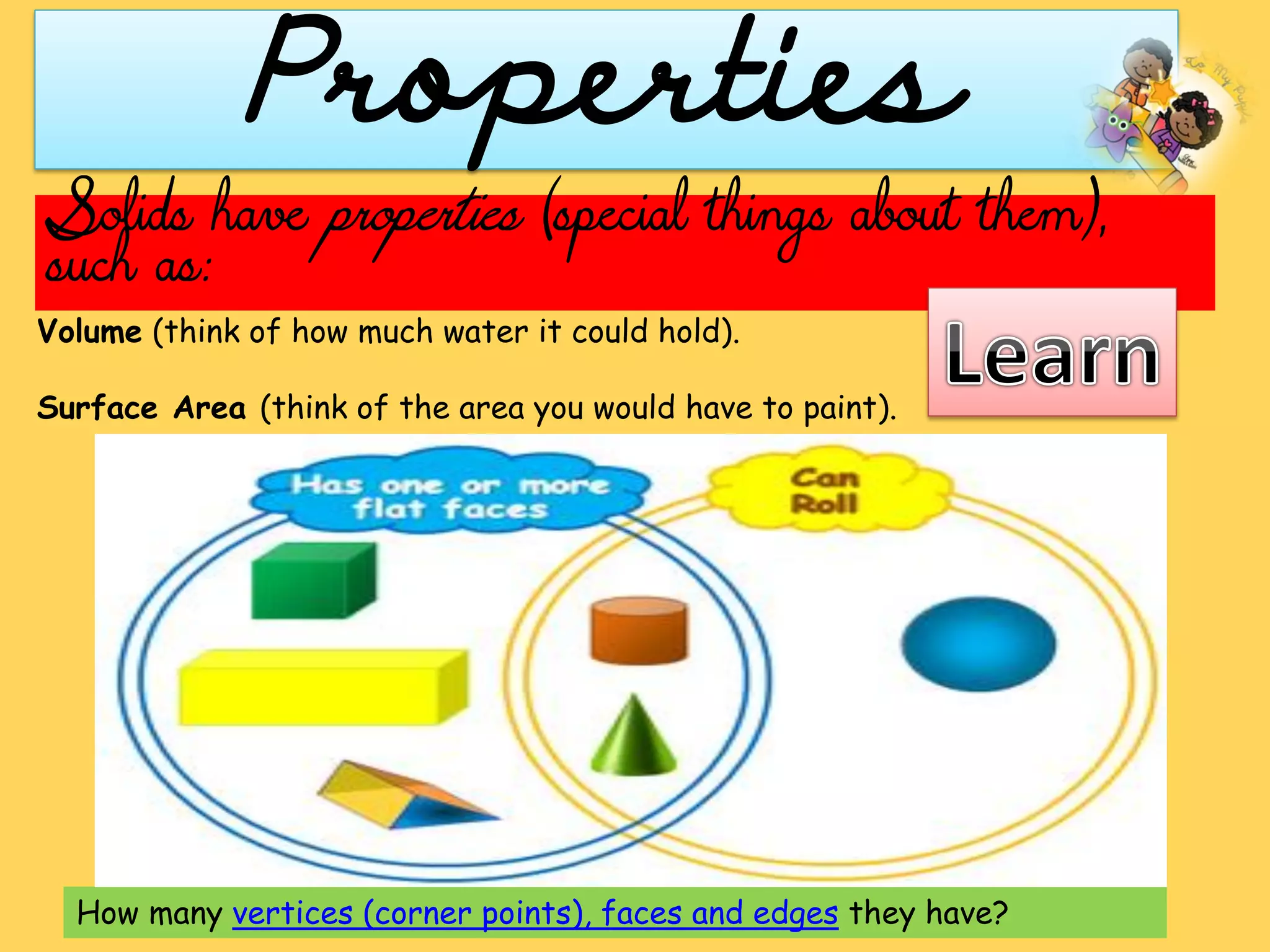 Mathematics: Solids Lesson | PDF | 3-D Graphics | Computer Software and Applications