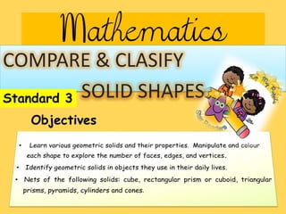 Mathematics: Solids Lesson | PDF | 3-D Graphics | Computer Software and ...