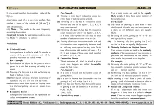 Mathematics compendium for class ix | PDF