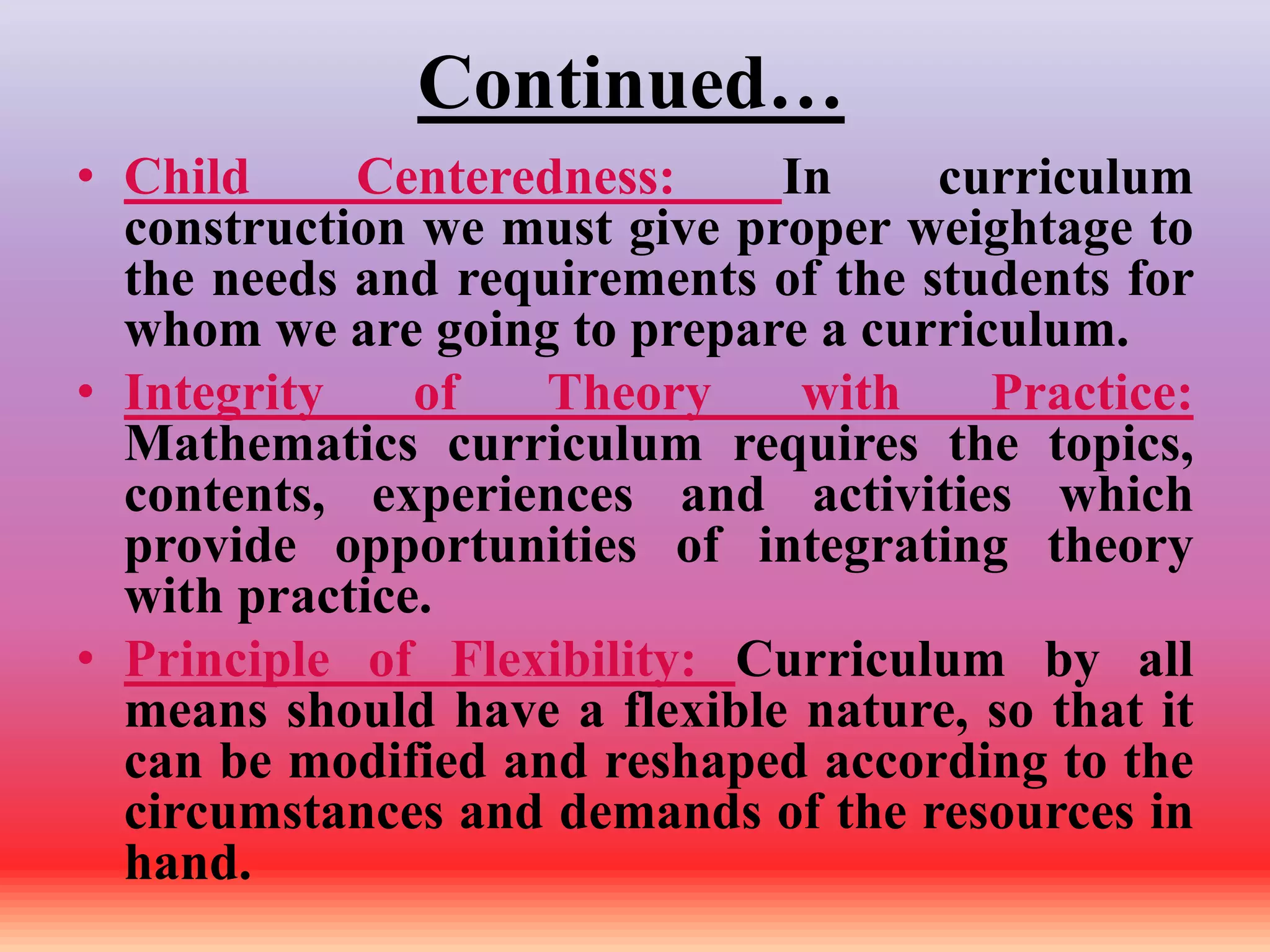 Mathematics Curriculum: An Analysis | PPT
