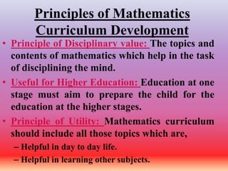 Mathematics Curriculum: An Analysis | PPT