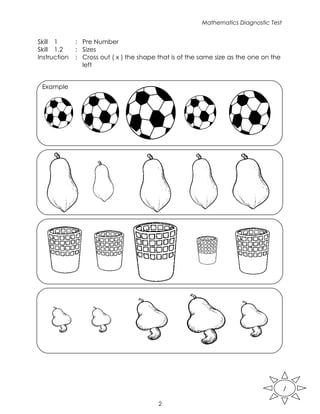 Mathematics diagnostics test | PDF