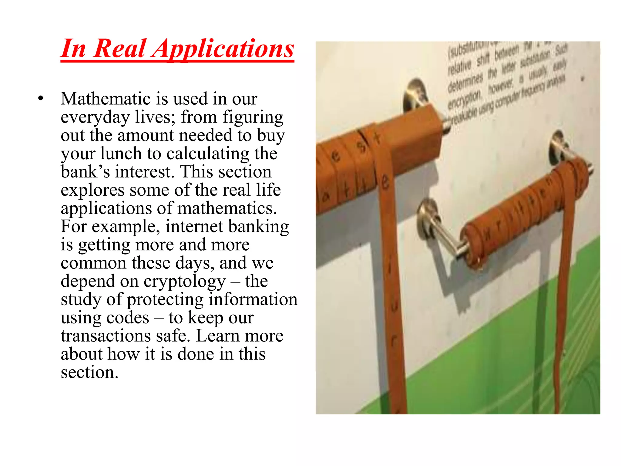 Mathematics everywhere & everyday | PPTX