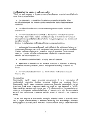 Mathematics for economics | PDF