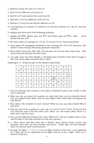 Mathematics for grade 3 teachers | PDF
