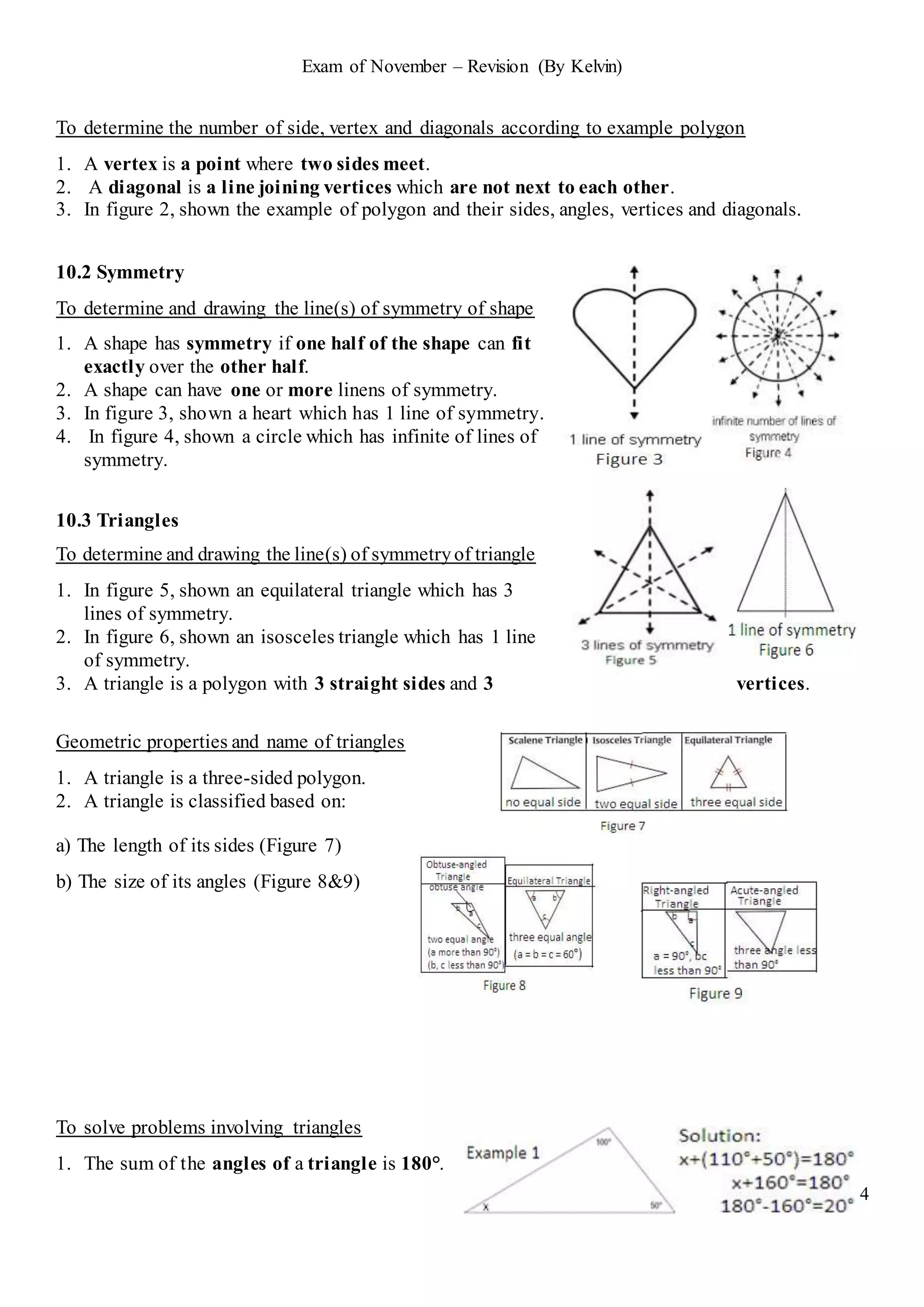 Mathematics form 1 - Chapter 9-12 By Kelvin | DOCX