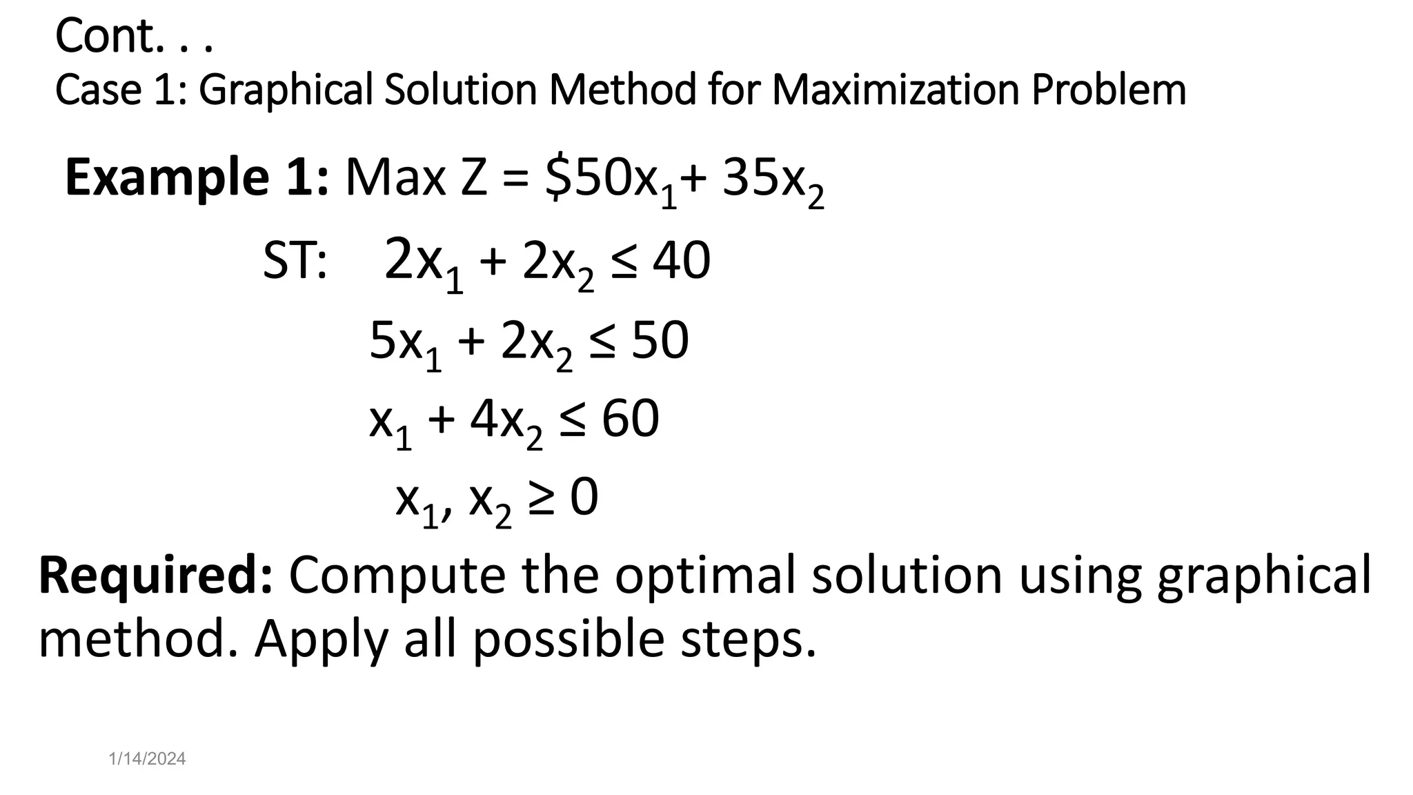 Mathematics For Management CHAPTER THREE PART I.PPT