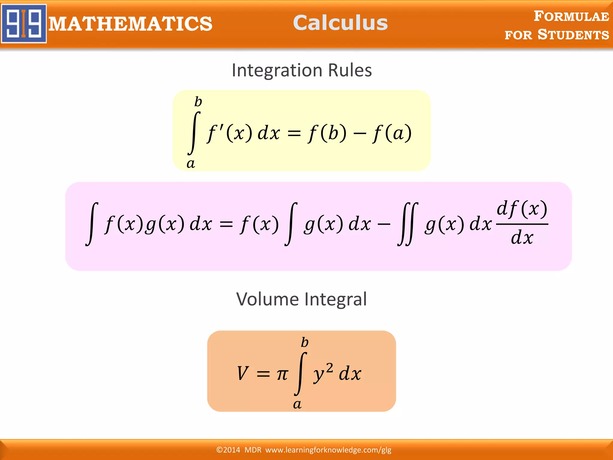 Mathematics Formulae | PPSX | Chemistry | Science