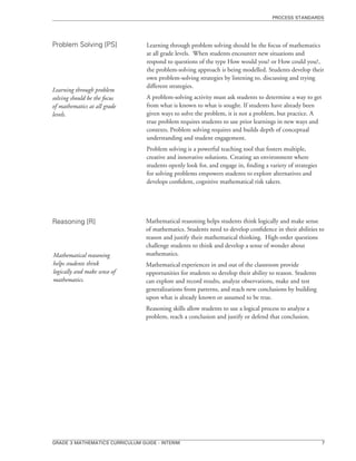 Mathematics grade3 curriculum_guide | PDF | Educational Assessment ...