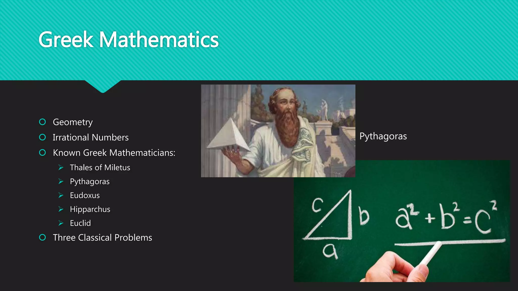Mathematics in ancient and classical times | PPTX