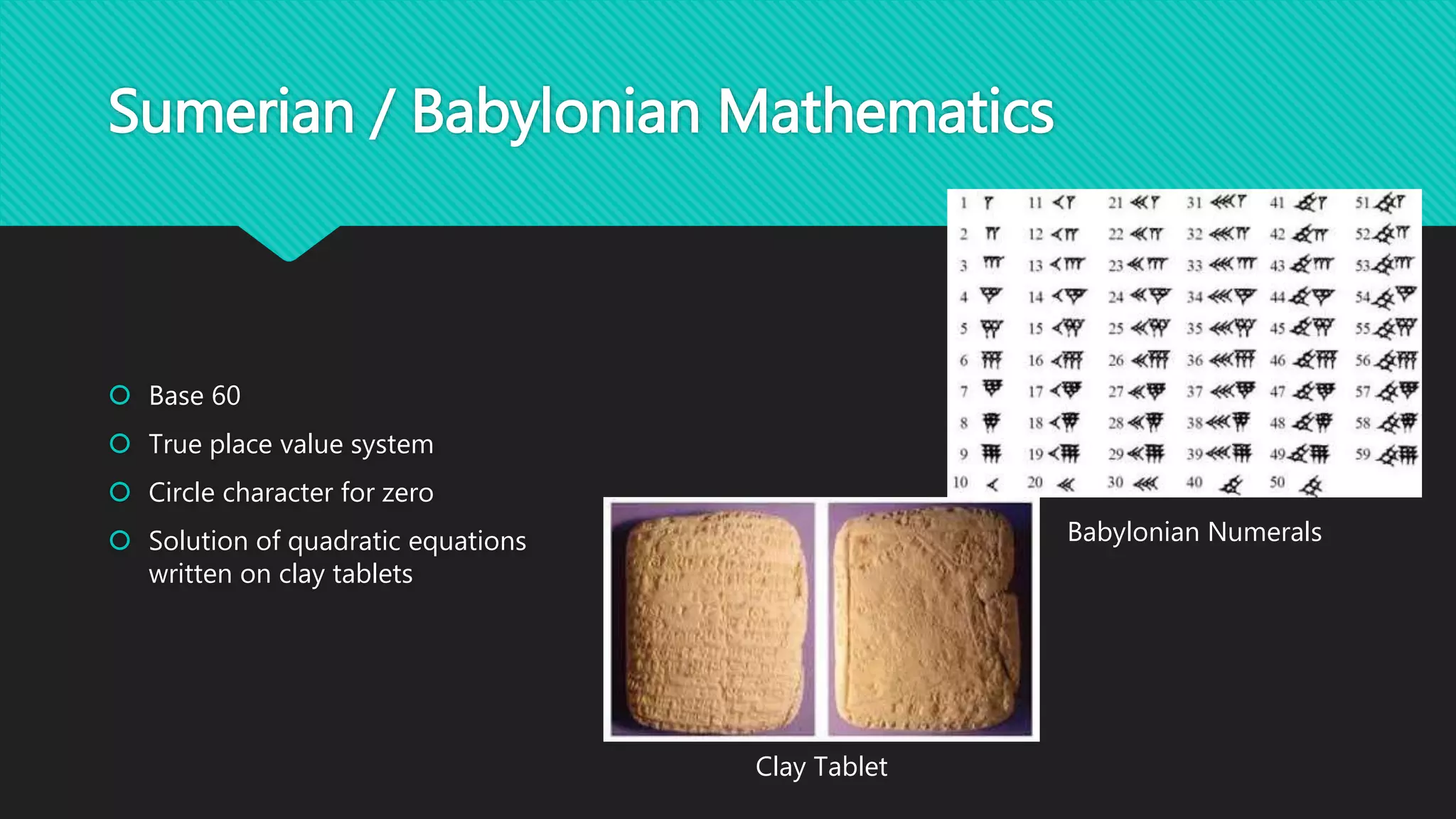 Mathematics in ancient and classical times | PPTX