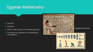 Mathematics in ancient and classical times | PPTX