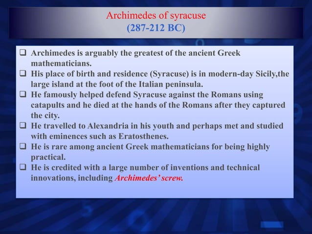 Mathematics in Ancient Greece | PPT
