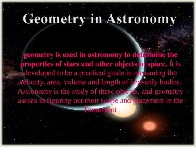 Astronomy And Geometry