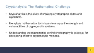 Introduction to Mathematics In Cryptography | PPTX
