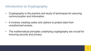 Introduction to Mathematics In Cryptography | PPTX