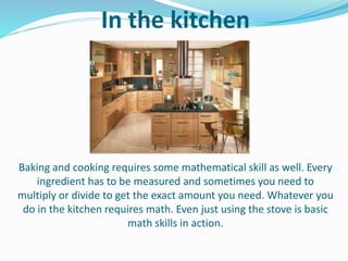 Mathematics in daily life | PPTX