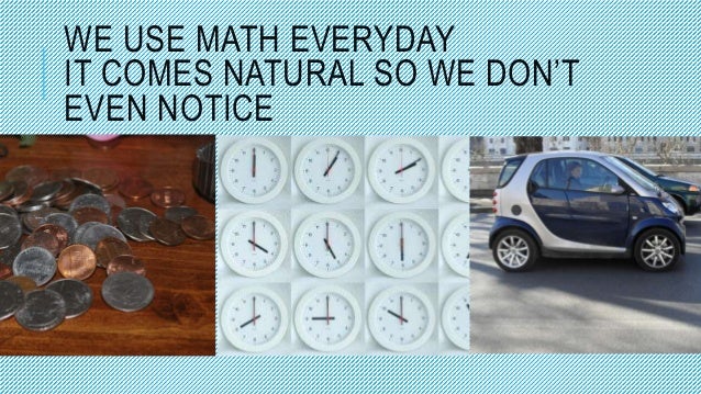 Mathematics in everyday_life