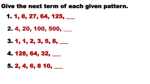 mathematics in modern PATTERN and sequences.pptx