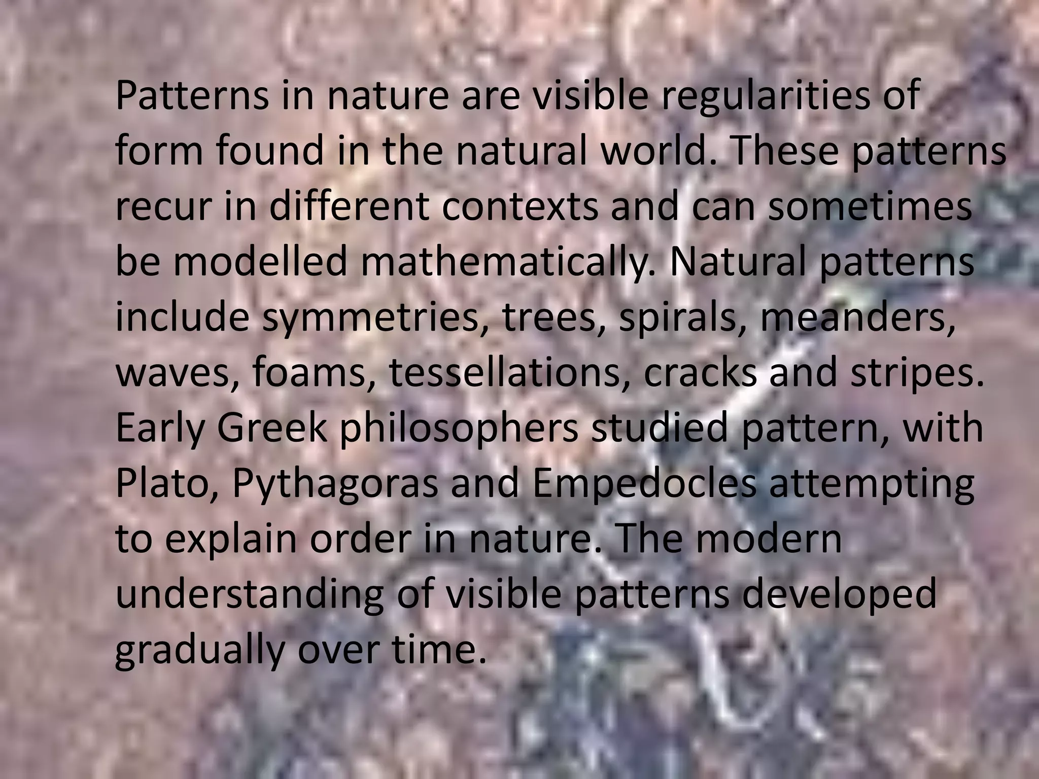 Mathematics in nature | PDF