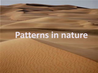 Mathematics in nature | PDF