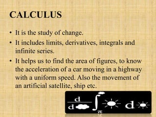 Mathematics in our daily life | PPTX