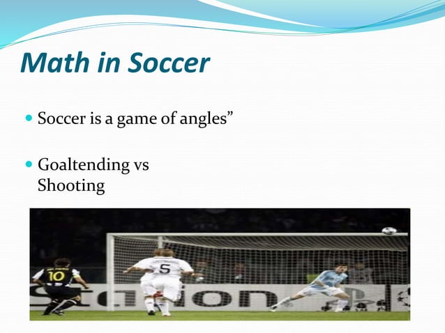 Mathematics in sports | PPTX | Physics | Science