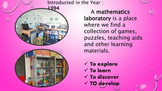 Mathematics Laboratory | PPTX