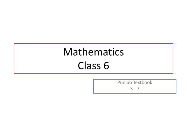 Mathematics lesson plan class 6.pptx