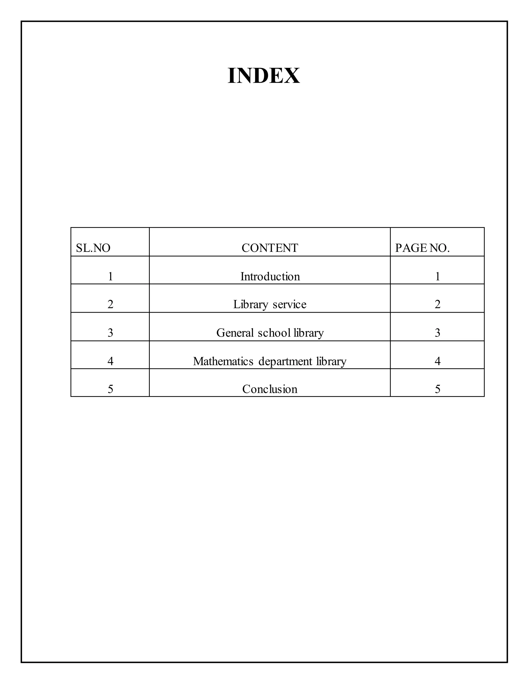 Mathematics library | DOCX