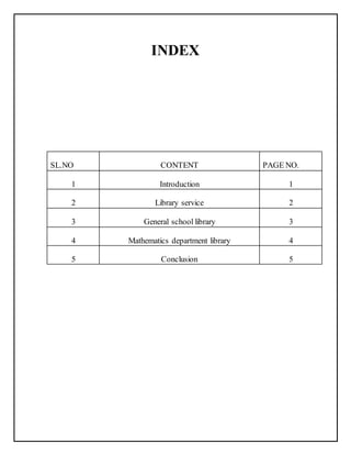 Mathematics library | DOCX