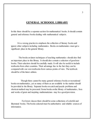 Mathematics library | DOCX