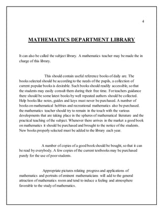 Mathematics library | PDF