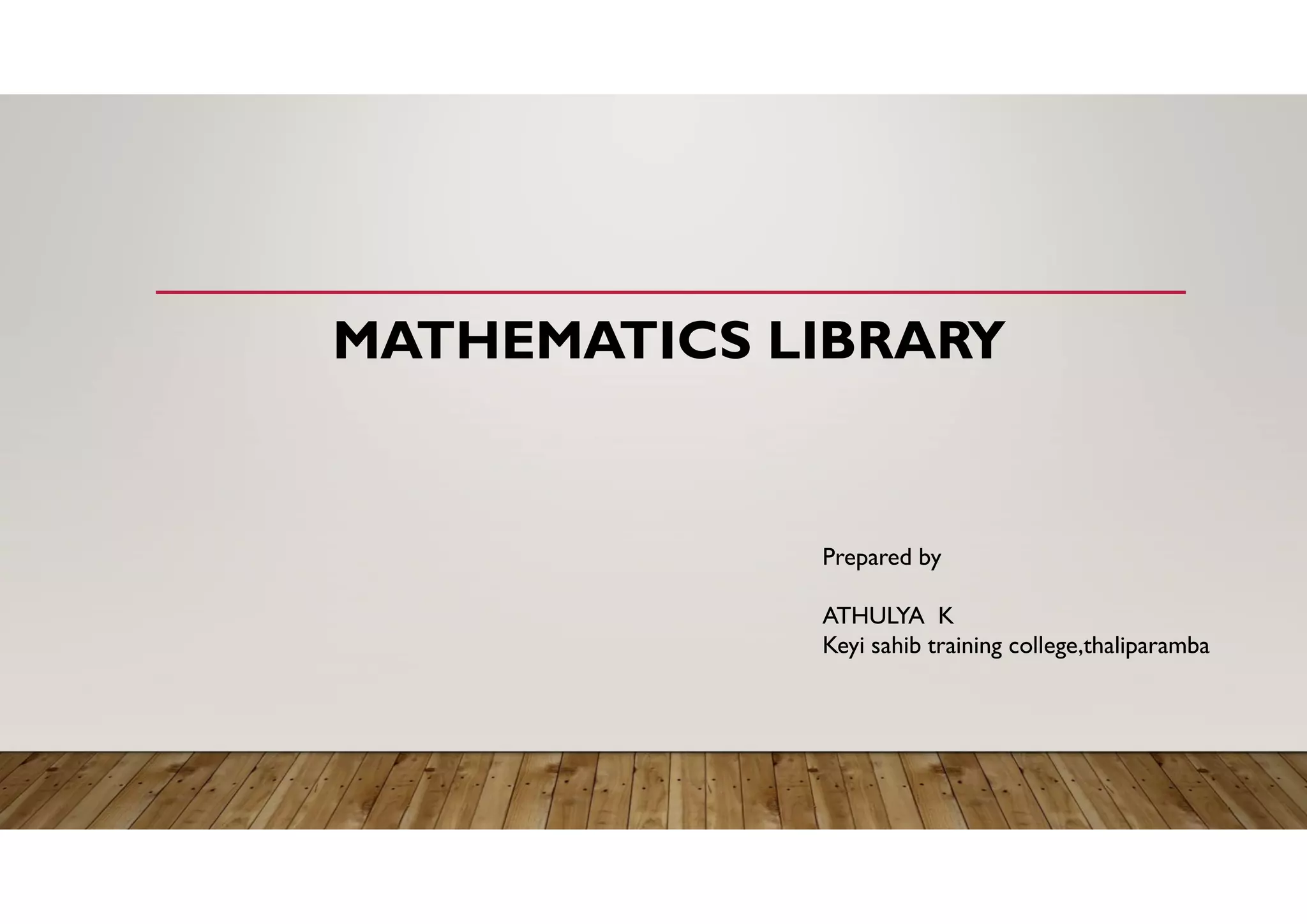 Mathematics library | PDF | Homework and Study | Education