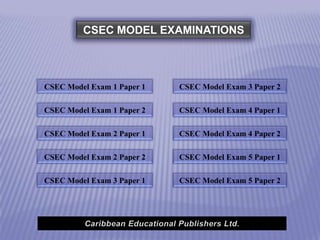 CSEC Model Exam 1 Papers | PPT