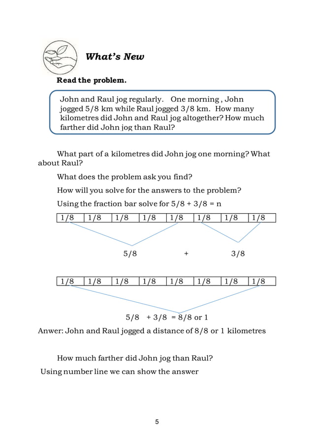 Mathematics module 33 visualizing addition or subtraction of similar ...