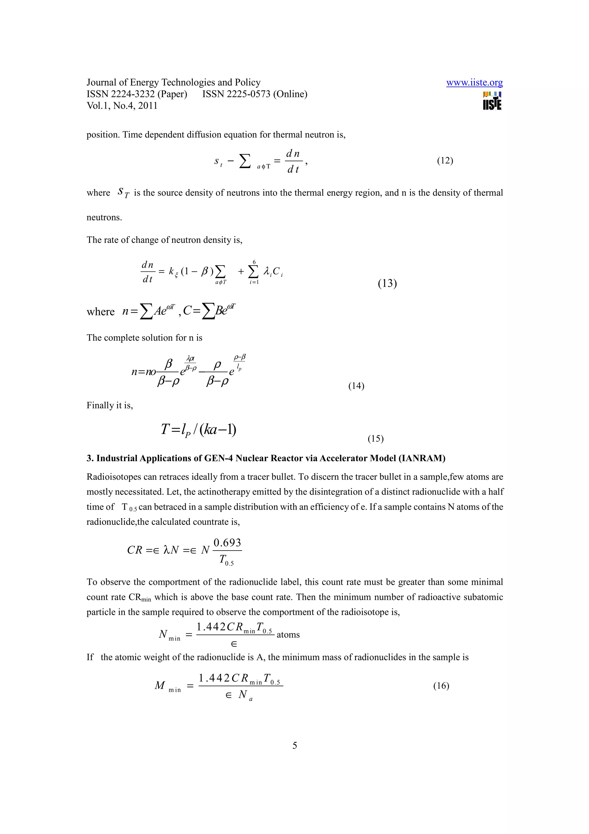 Mathematics of fusion reactors and energy gain factor model | PDF ...