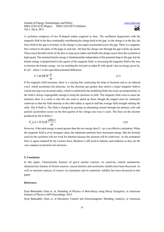 Mathematics of fusion reactors and energy gain factor model | PDF | Physics | Science