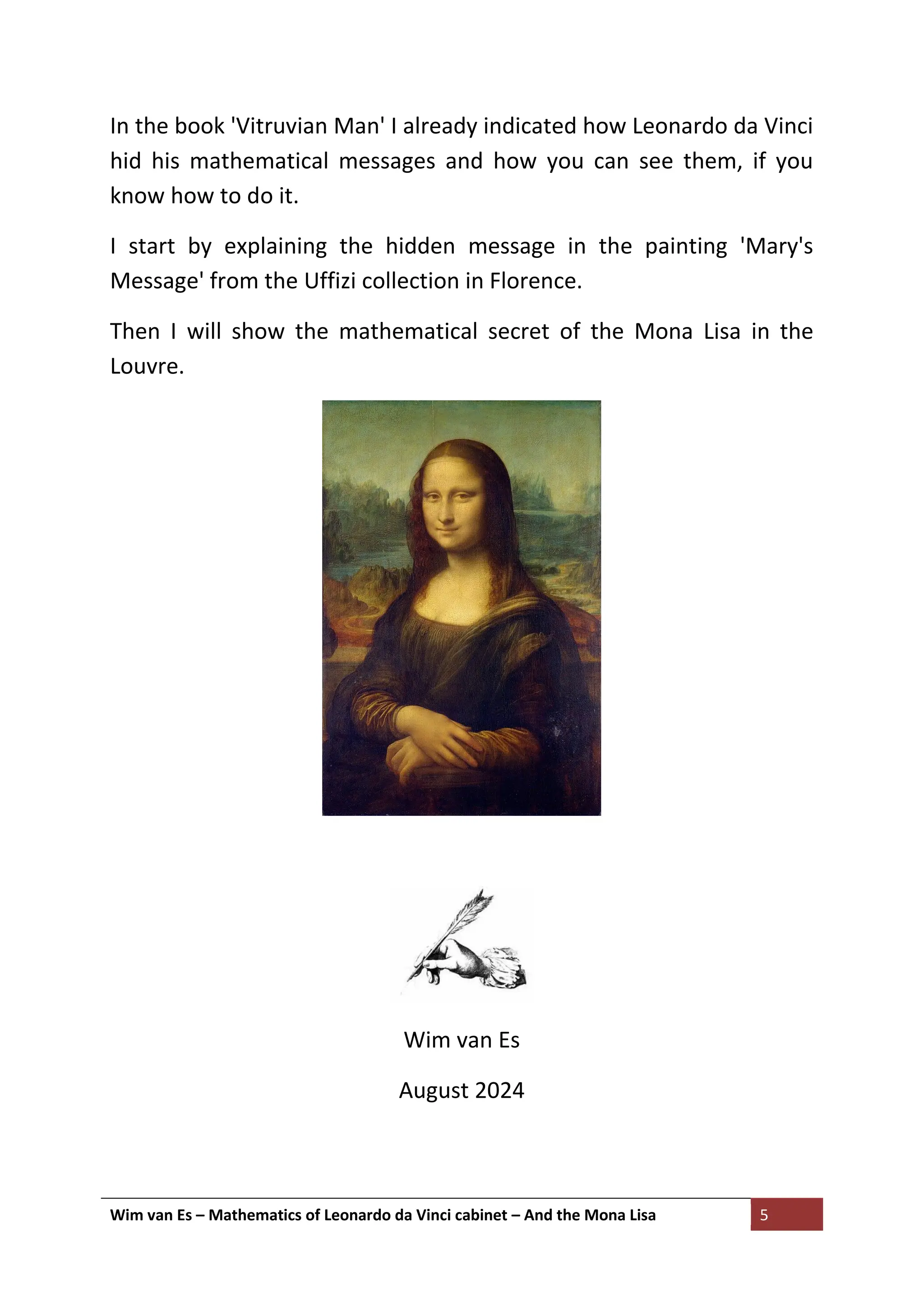 Mathematics of Leonardo da Vinci cabinet. And the Mona Lisa..pdf