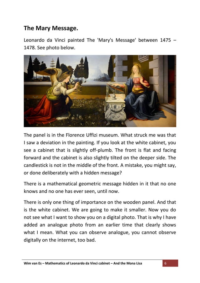 Mathematics of Leonardo da Vinci cabinet. And the Mona Lisa..pdf