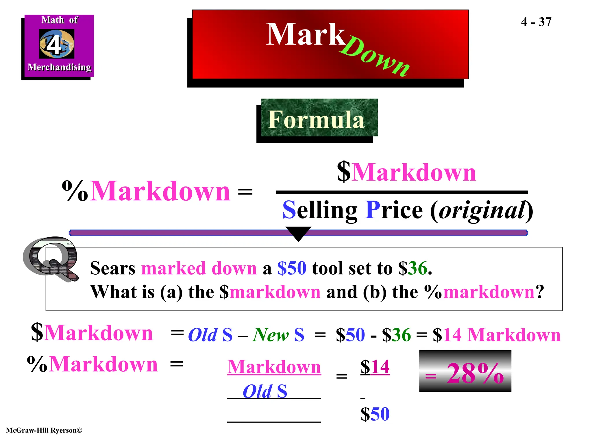 MATHEMATICS OF MERCHANDISING IN RETAIL BUSINESS | PPT