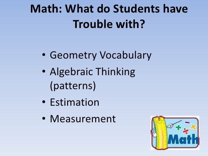 Mathematics Parent Workshop Presentation