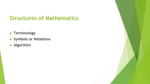 Meaning, Nature and Structure of Mathematics- Mathematics pedagogy ...